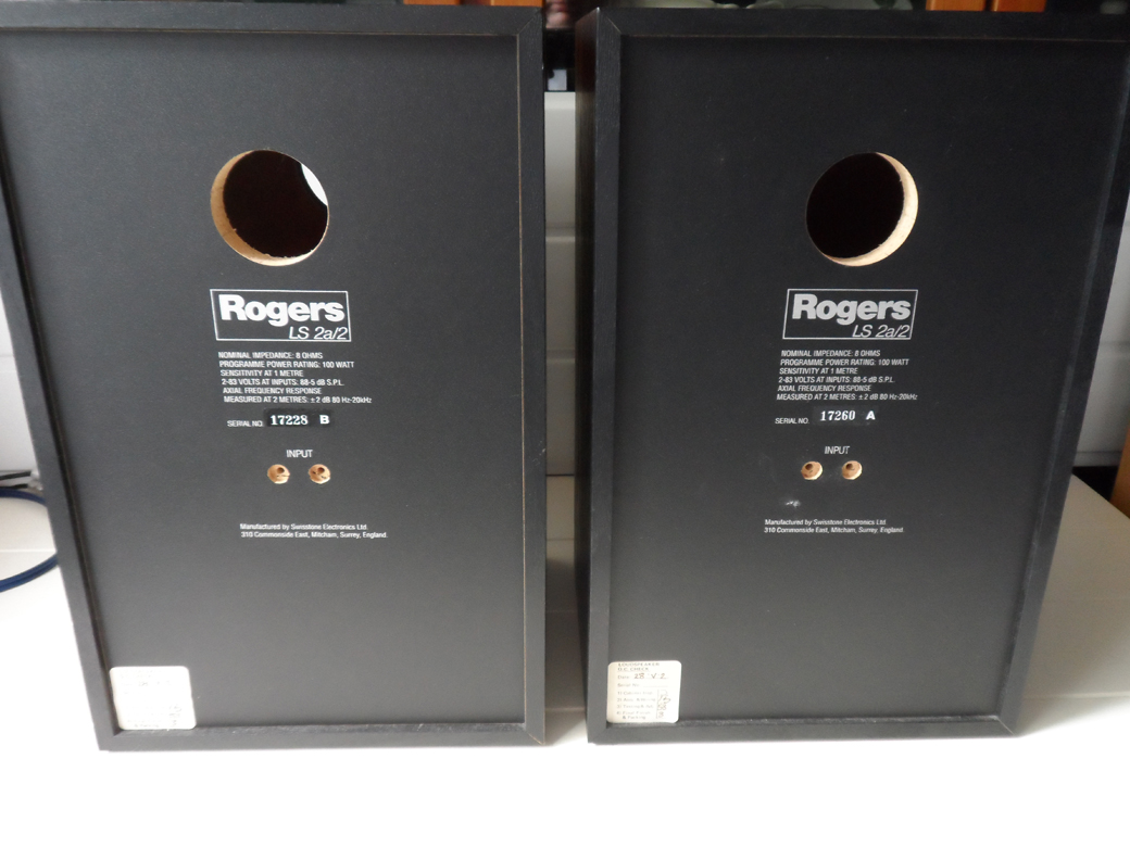 Rogers LS2a/2 Speaker Cabinets Only – YBA Audio